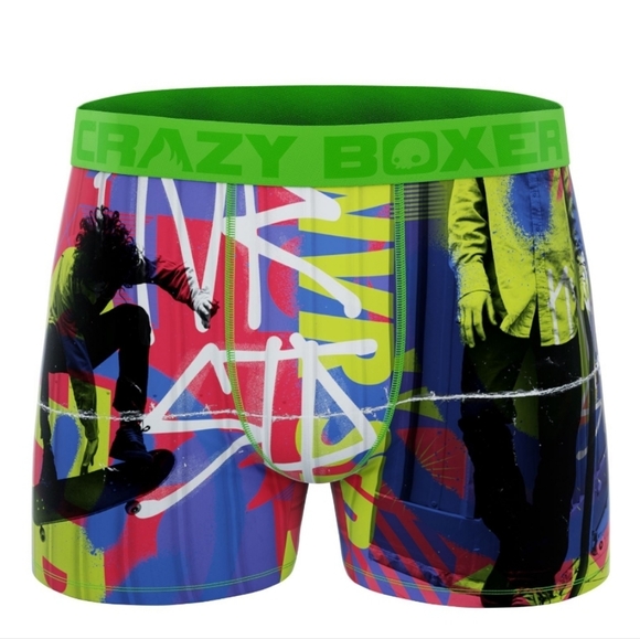 Crazy Boxer | Underwear & Socks | Nwt Crazy Boxer Mens Underwear Skate ...
